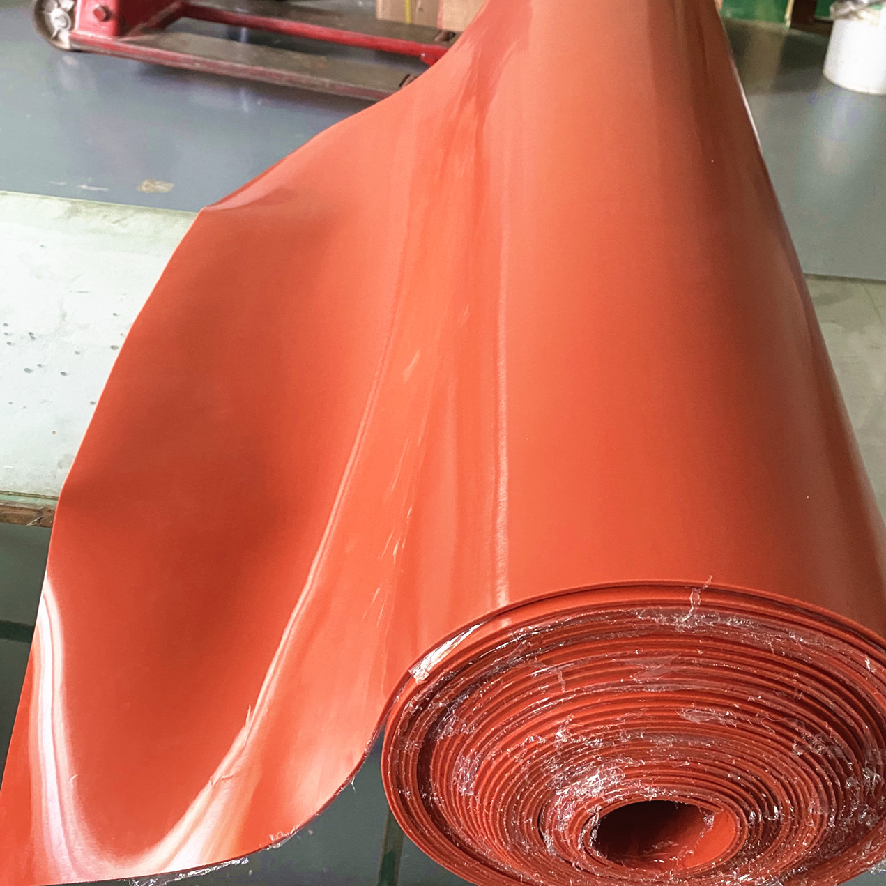 Red Heat Resistant Solid Silicone Rubber Sheet Industrial - Buy Heat ...